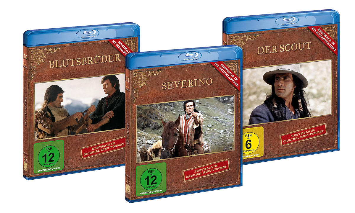 Gojko Mitić Blu-ray Paket (Blutsbrüder - Severino - Der Scout) (3 Blu ...