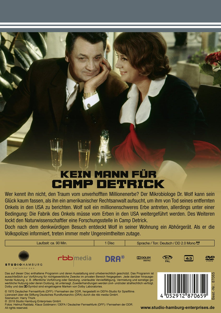 Kein Mann für Camp Detrick (DVD) – Der Ostfilm